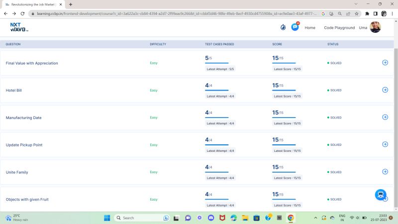 Uma Maheswari Kavuluri on LinkedIn: #ccbp #consistency #day59 #today # ... Uma Maheswari Kavuluri on LinkedIn: #ccbp #consistency #day59 #today # ...