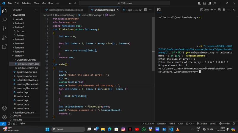 Dinesh Marothiya on LinkedIn: #codingjourney #problemsolving #happycoding Dinesh Marothiya on LinkedIn: #codingjourney #problemsolving #happycoding