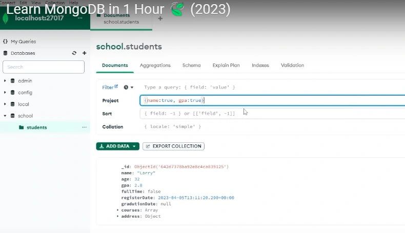 Om Gharate on LinkedIn: #mongodb #brocode #code #100daysofcode Om Gharate on LinkedIn: #mongodb #brocode #code #100daysofcode
