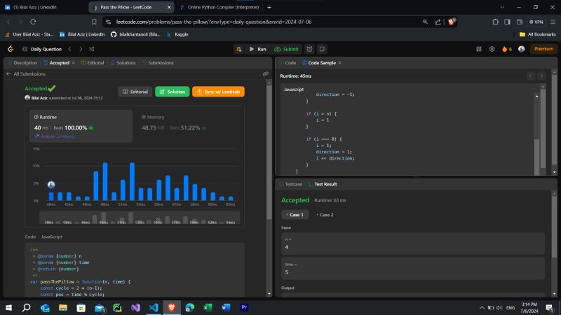 Bilal Aziz on LinkedIn: #coding #javascript #leetcode #problemsolving # ... Bilal Aziz on LinkedIn: #coding #javascript #leetcode #problemsolving # ...