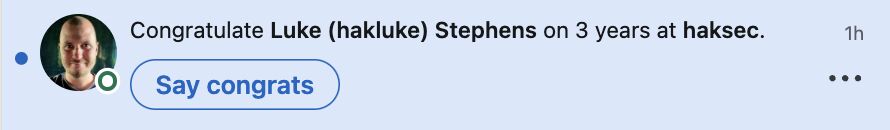haksec on LinkedIn: Congratulations Luke (hakluke) Stephens for your 3 ... haksec on LinkedIn: Congratulations Luke (hakluke) Stephens for your 3 ...