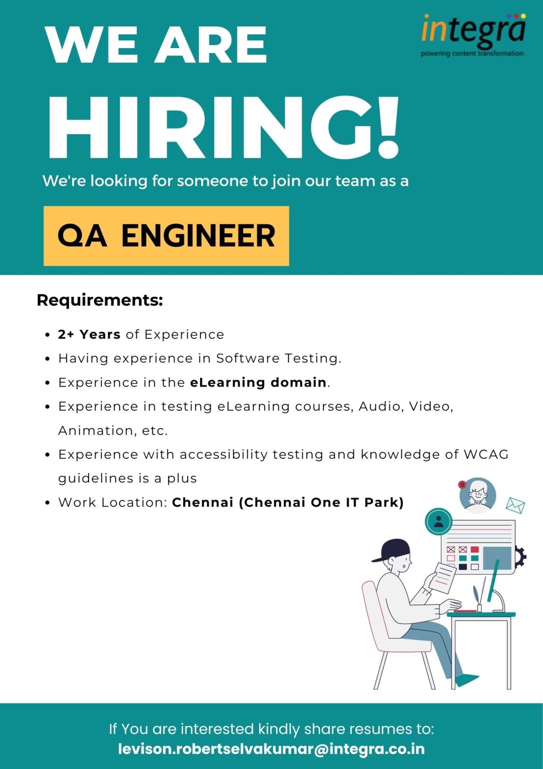 Levison R on LinkedIn: #hiringalerts #softwaretesting #softwaretester # ... Levison R on LinkedIn: #hiringalerts #softwaretesting #softwaretester # ...