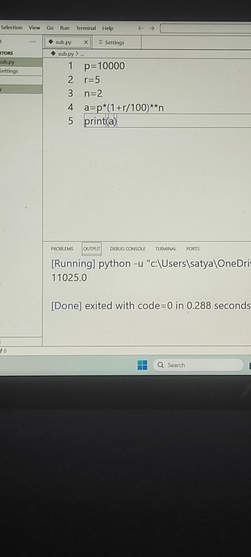 SATYANARAYANA CHIKATLA on LinkedIn: Kiran Sagar PythonLife task 5 Write ... SATYANARAYANA CHIKATLA on LinkedIn: Kiran Sagar PythonLife task 5 Write ...