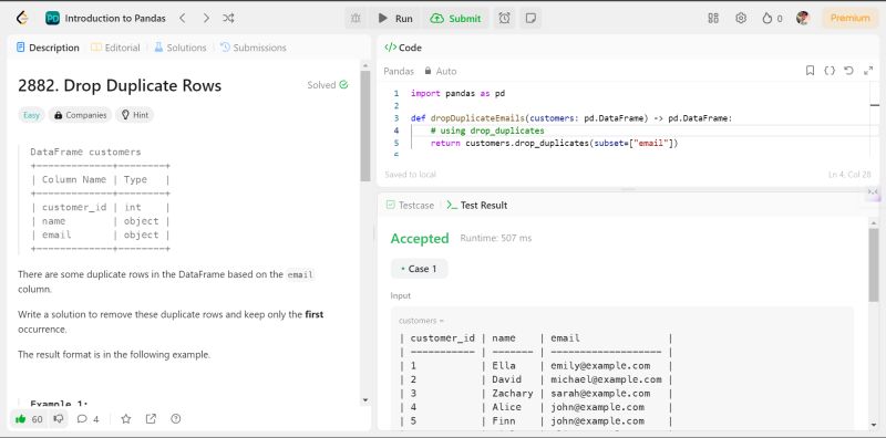 Rohit Jangid ️ on LinkedIn: #day6 #pandas #datamanipulation #leetcode # ... Rohit Jangid ️ on LinkedIn: #day6 #pandas #datamanipulation #leetcode # ...