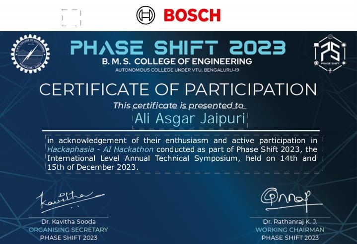 Ali asgar Jaipuri on LinkedIn: #hackathon #ai #phaseshift2023 # ... Ali asgar Jaipuri on LinkedIn: #hackathon #ai #phaseshift2023 # ...