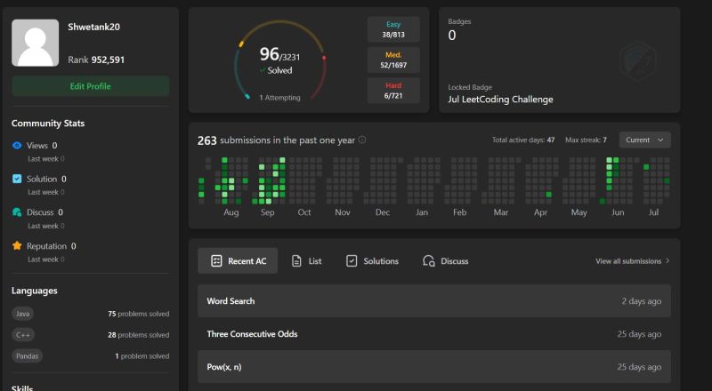 SHWETANK PRATAP TIWARI on LinkedIn: #leetcode #coding #problemsolving # ... SHWETANK PRATAP TIWARI on LinkedIn: #leetcode #coding #problemsolving # ...