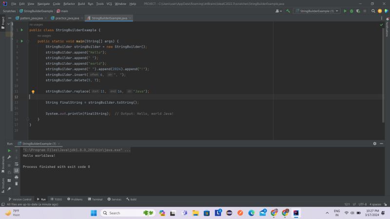 StringBuilder: Dynamic string manipulation with mutable characters ... StringBuilder: Dynamic string manipulation with mutable characters ...