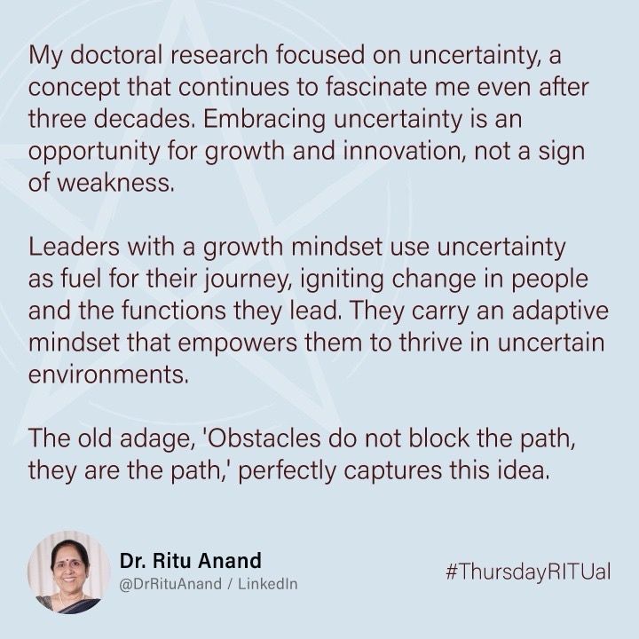 Dr. Ritu Anand on LinkedIn: #thursdayritual | 22 comments Dr. Ritu Anand on LinkedIn: #thursdayritual | 22 comments