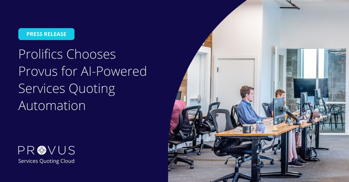 Provus Inc on LinkedIn: Prolifics Chooses Provus for AI-Powered ... Provus Inc on LinkedIn: Prolifics Chooses Provus for AI-Powered ...