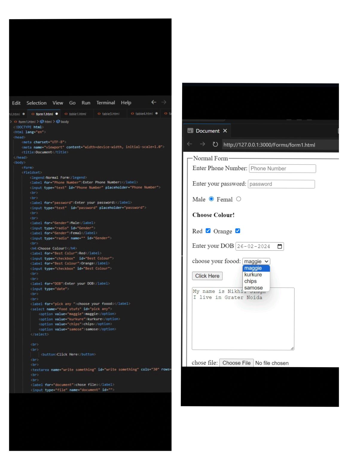 Nikhil Singh on LinkedIn: #htmlforms #learningjourney #webdevelopment Nikhil Singh on LinkedIn: #htmlforms #learningjourney #webdevelopment
