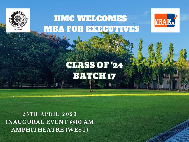 Indian Institute of Management, Calcutta on LinkedIn: IIM Calcutta ... Indian Institute of Management, Calcutta on LinkedIn: IIM Calcutta ...
