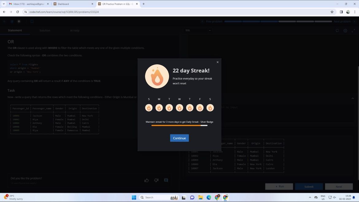Aashika Joseph on LinkedIn: #codechef #streakchallenge #codingmilestone ... Aashika Joseph on LinkedIn: #codechef #streakchallenge #codingmilestone ...