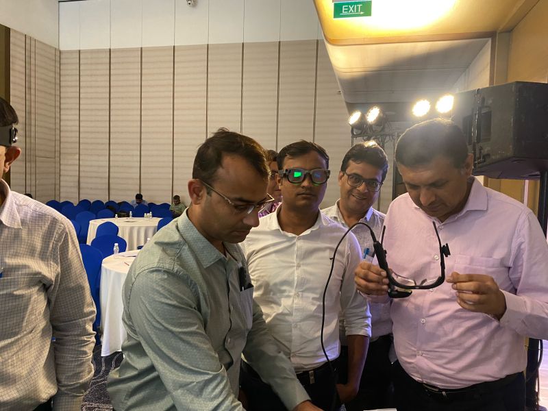 Bhanu Prakash on LinkedIn: Our clients testing AR glasses for their use. Bhanu Prakash on LinkedIn: Our clients testing AR glasses for their use.