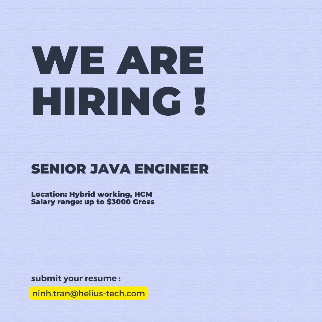 Ninh Tran on LinkedIn: #java #backend #itjobs #javaengineer Ninh Tran on LinkedIn: #java #backend #itjobs #javaengineer
