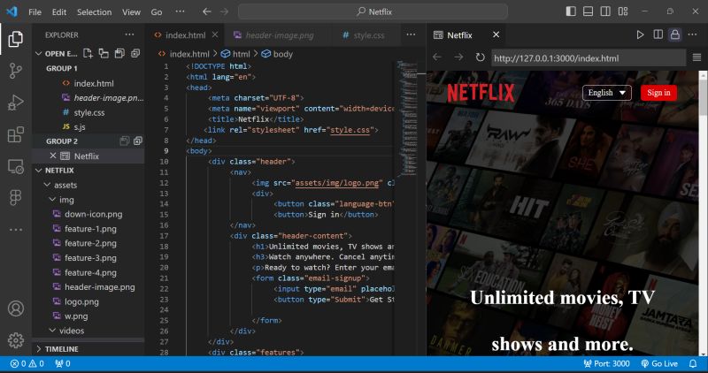 Vishal Anand on LinkedIn: #webdevelopment #htmlcss #netflixclone # ... Vishal Anand on LinkedIn: #webdevelopment #htmlcss #netflixclone # ...