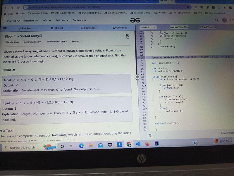 Hardik Aggarwal on LinkedIn: #30daysofcode #coding #binarysearch # ... Hardik Aggarwal on LinkedIn: #30daysofcode #coding #binarysearch # ...