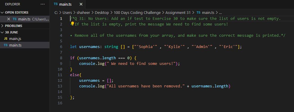 Bariqa Anwar on LinkedIn: #100daysofcode #typescript #coding ... Bariqa Anwar on LinkedIn: #100daysofcode #typescript #coding ...