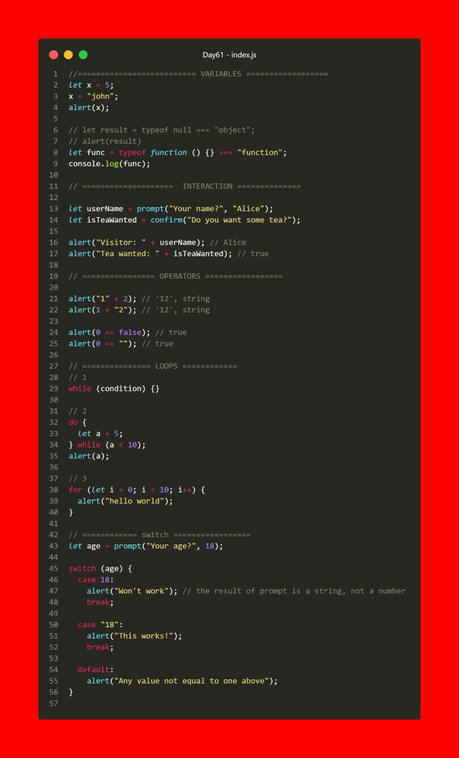 Ayesha Aziz on LinkedIn: #100_days_challenge #typescript #coding #giaic ... Ayesha Aziz on LinkedIn: #100_days_challenge #typescript #coding #giaic ...