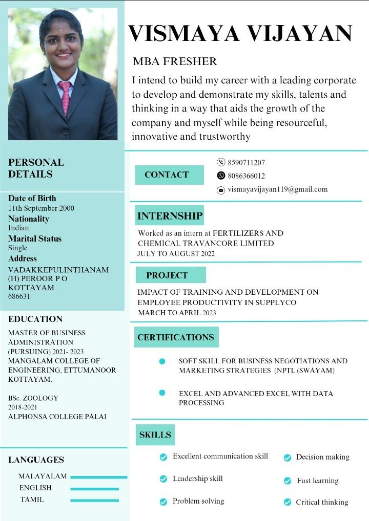 Vismaya Vijayan posted on LinkedIn Vismaya Vijayan posted on LinkedIn