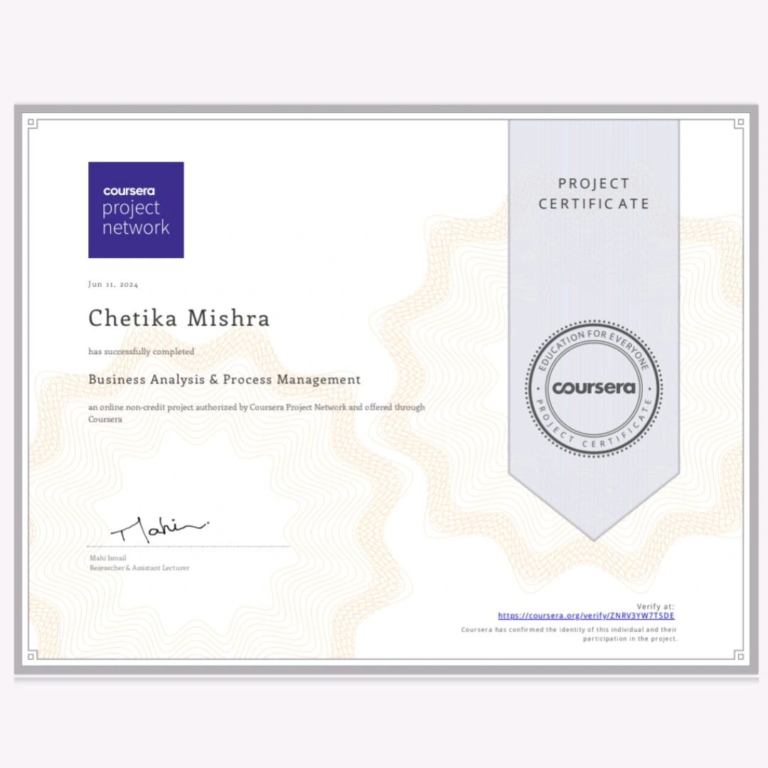 Chetika Mishra on LinkedIn: Hello Connection !! I am glad to share that ... Chetika Mishra on LinkedIn: Hello Connection !! I am glad to share that ...
