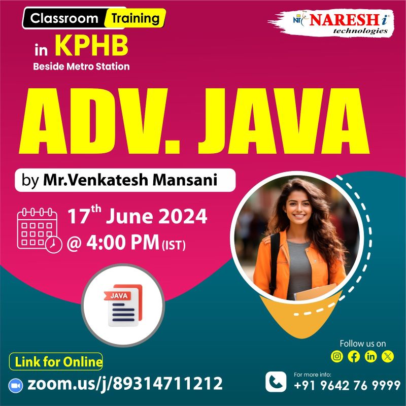 Naresh i Technologies on LinkedIn: #fullstackjava #corejava #java # ... Naresh i Technologies on LinkedIn: #fullstackjava #corejava #java # ...