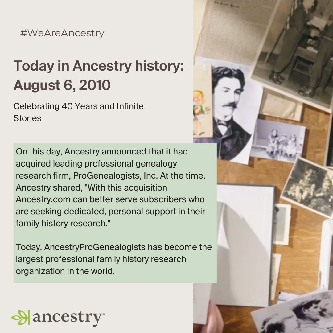Ancestry on LinkedIn: #ancestryprogenealogists #leader #familyhistory # ... Ancestry on LinkedIn: #ancestryprogenealogists #leader #familyhistory # ...