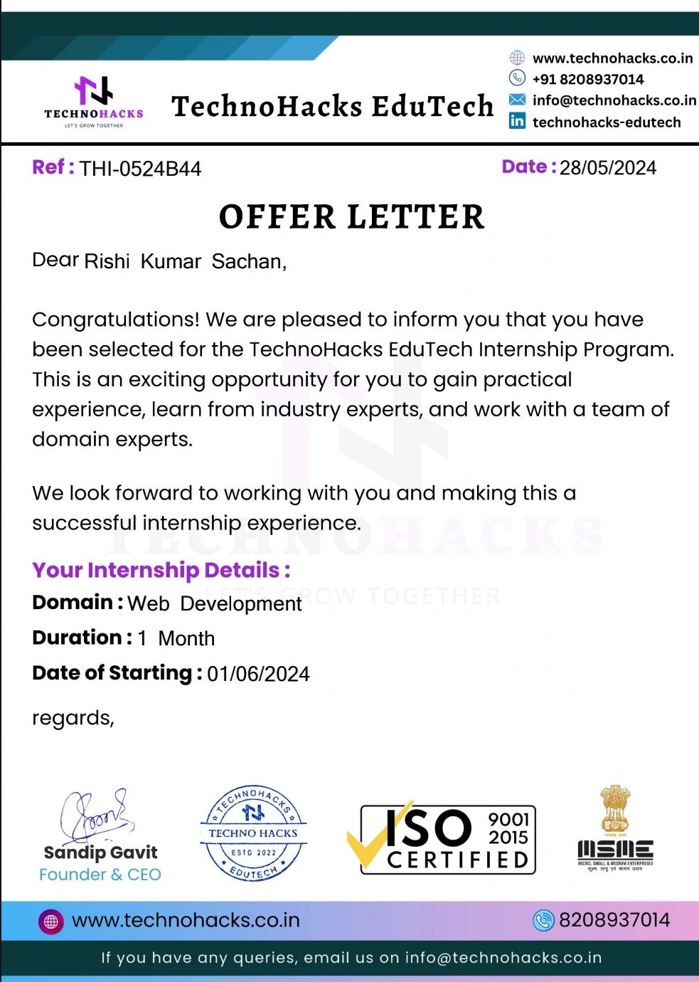 Rishi Kumar Sachan on LinkedIn: #webdevelopment #technohacks Rishi Kumar Sachan on LinkedIn: #webdevelopment #technohacks