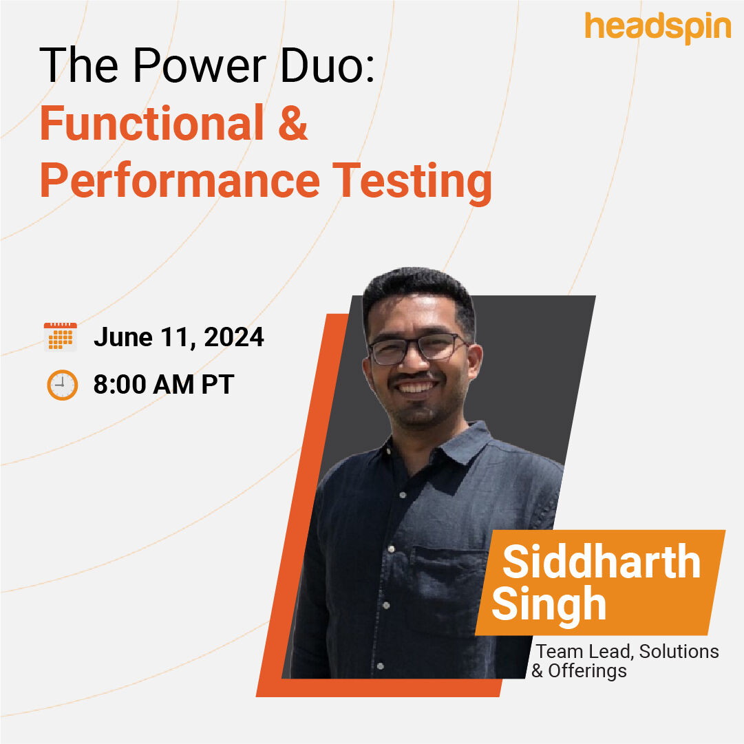 HeadSpin on LinkedIn: #functionaltesting #performancetesting #headspin ... HeadSpin on LinkedIn: #functionaltesting #performancetesting #headspin ...