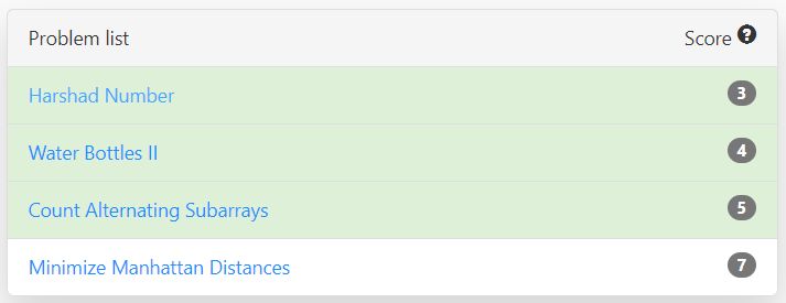 Santanu Biswas on LinkedIn: Leetcode Weekly 391 Solved 3 questions in ... Santanu Biswas on LinkedIn: Leetcode Weekly 391 Solved 3 questions in ...