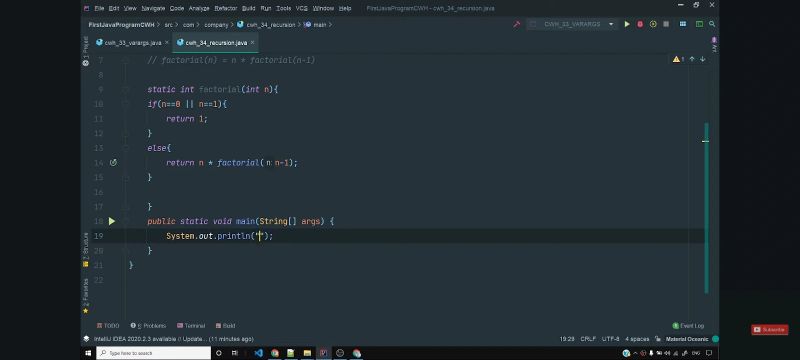 Shyam Jee on LinkedIn: #javaprogramming #recursion #codewithharry # ... Shyam Jee on LinkedIn: #javaprogramming #recursion #codewithharry # ...