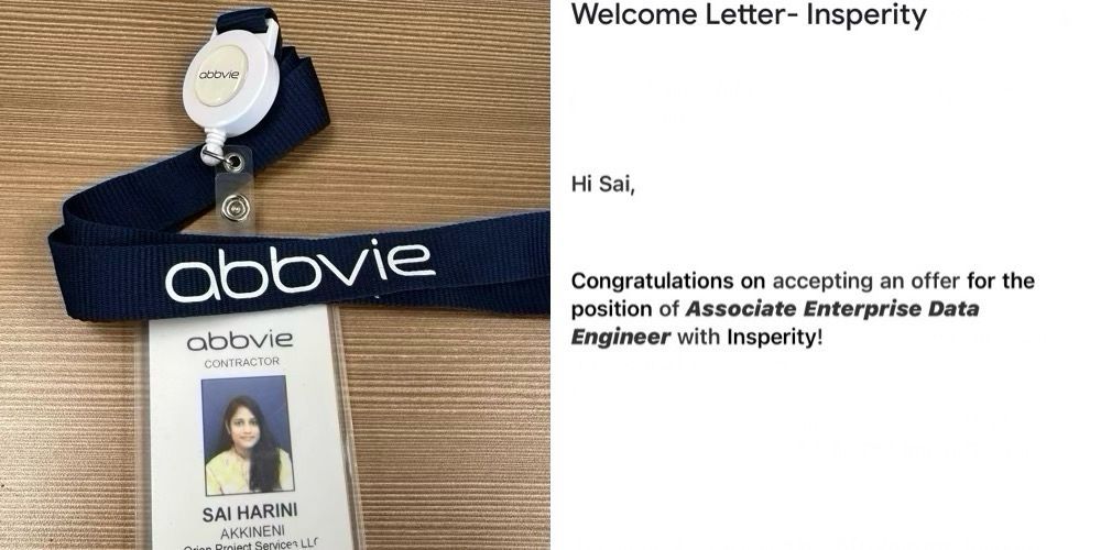 Sai Harini Akkineni on LinkedIn: #newbeginnings #dataengineering # ... Sai Harini Akkineni on LinkedIn: #newbeginnings #dataengineering # ...