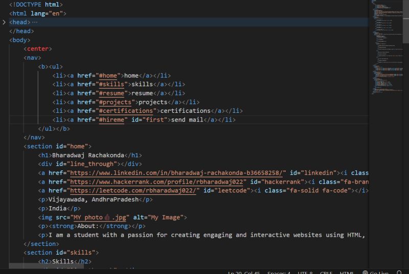 Bharadwaj Rachakonda on LinkedIn: #portfolio #webdeveloper #htmlcss Bharadwaj Rachakonda on LinkedIn: #portfolio #webdeveloper #htmlcss