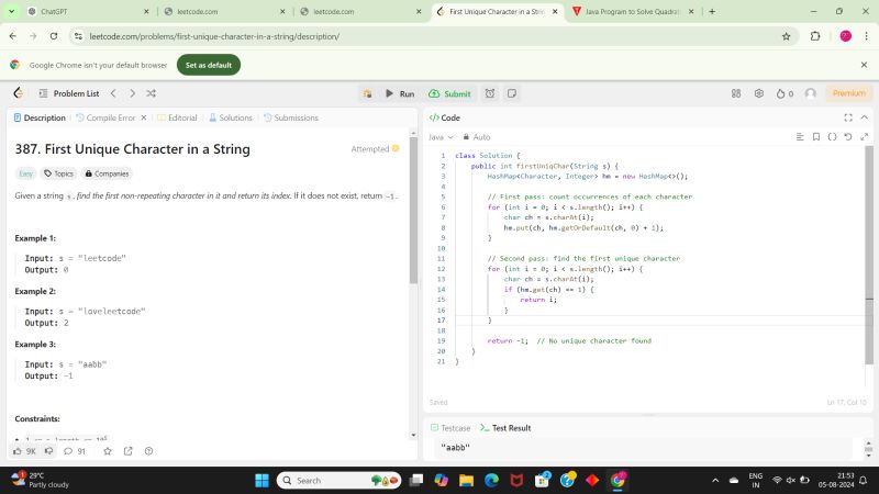 FASIKA THASKIN S on LinkedIn: #leetcode #coding #stringmanipulation # ... FASIKA THASKIN S on LinkedIn: #leetcode #coding #stringmanipulation # ...