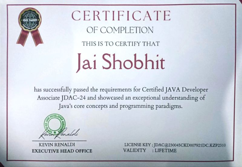 Jai Shobhit on LinkedIn: #jdaccertified #professionaldevelopment # ... Jai Shobhit on LinkedIn: #jdaccertified #professionaldevelopment # ...
