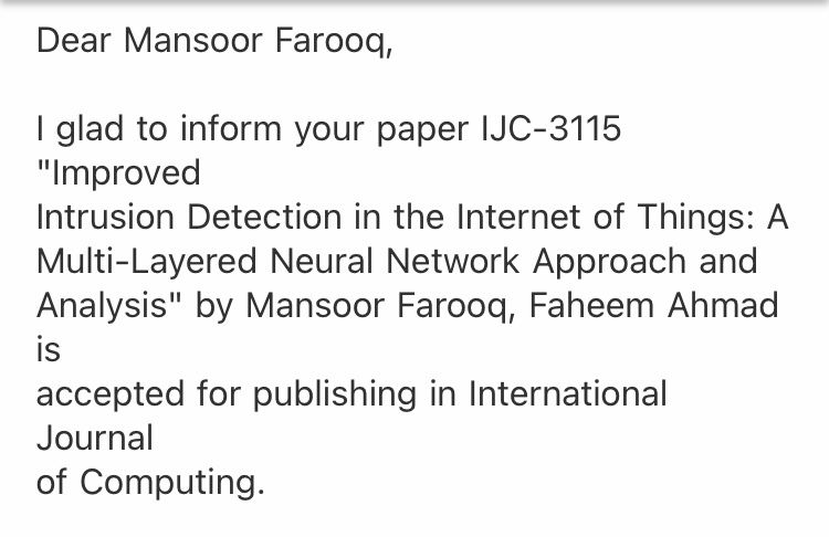 Dr Mansoor Khan on LinkedIn: #iot #neuralnetwork #ids #ips # ... Dr Mansoor Khan on LinkedIn: #iot #neuralnetwork #ids #ips # ...