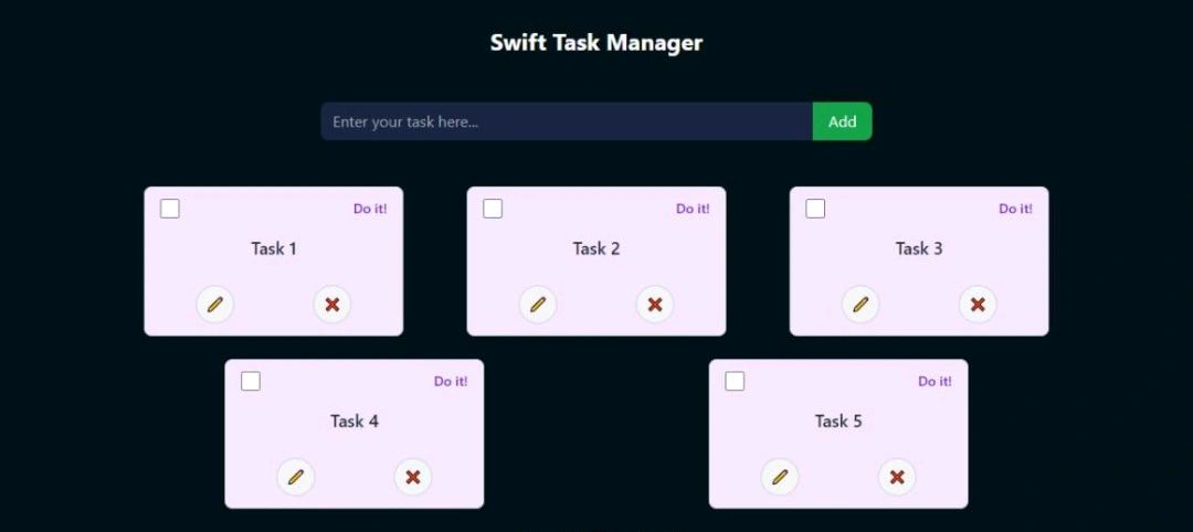 My Swift Task Manager project with React and Tailwind | Anmol Awasthi ... My Swift Task Manager project with React and Tailwind | Anmol Awasthi ...