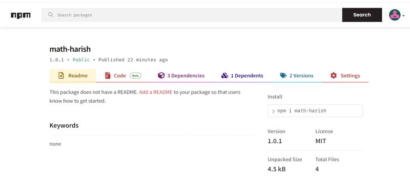HARISHKUMAR N on LinkedIn: #npm #cli #javascript #opensource #npmcli # ... HARISHKUMAR N on LinkedIn: #npm #cli #javascript #opensource #npmcli # ...