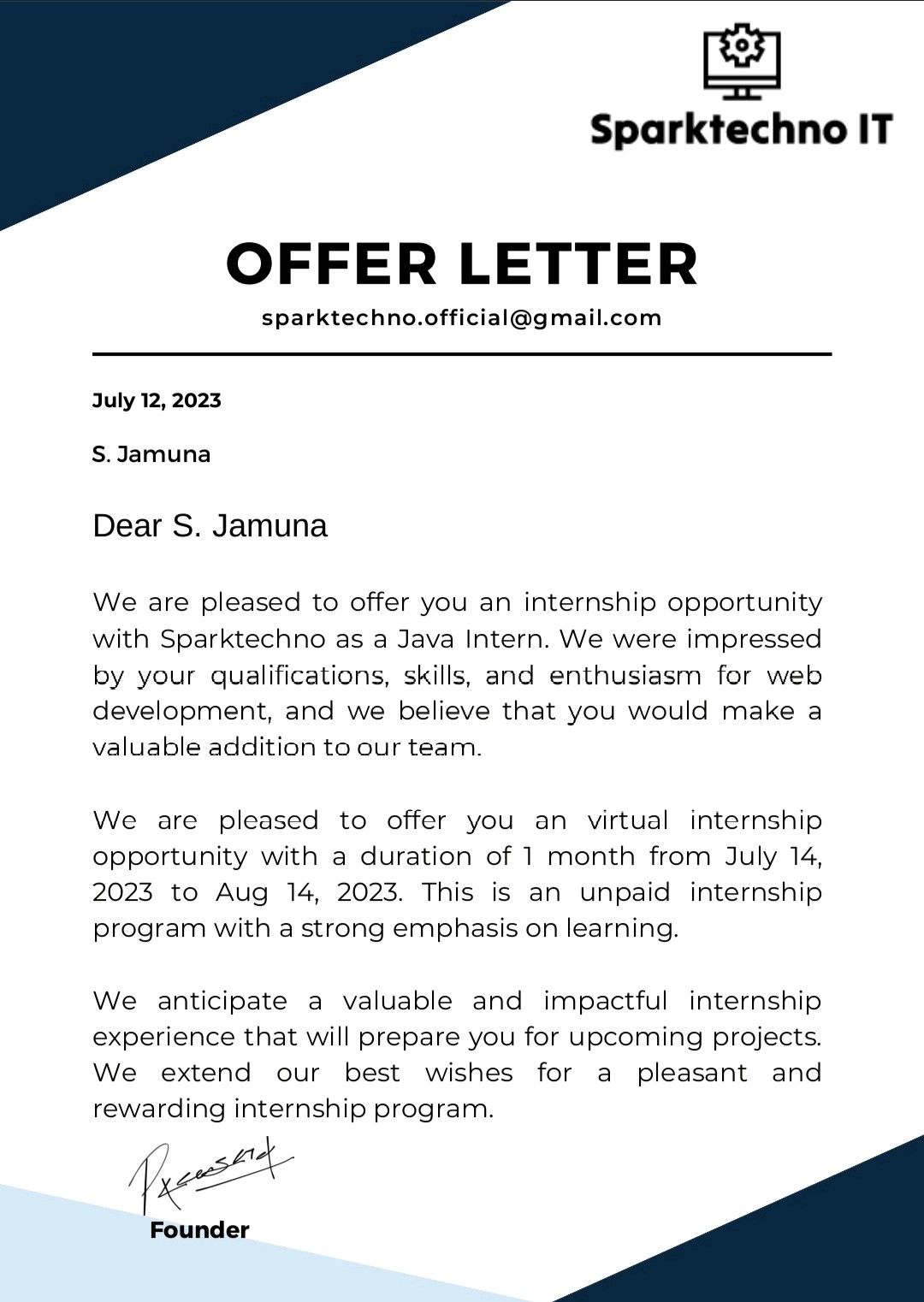 Somalaraju Jamuna on LinkedIn: #intenship #javaprogramming #java # ... Somalaraju Jamuna on LinkedIn: #intenship #javaprogramming #java # ...