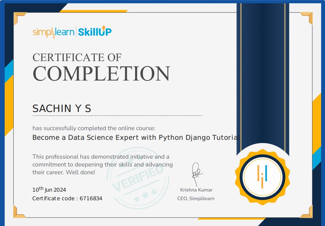 Sachin y s on LinkedIn: #django #python #backenddevelopment # ... Sachin y s on LinkedIn: #django #python #backenddevelopment # ...