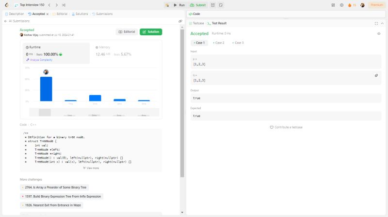 Keshav Vijay on LinkedIn: #100daysofcode #codingjourney #leetcode # ... Keshav Vijay on LinkedIn: #100daysofcode #codingjourney #leetcode # ...