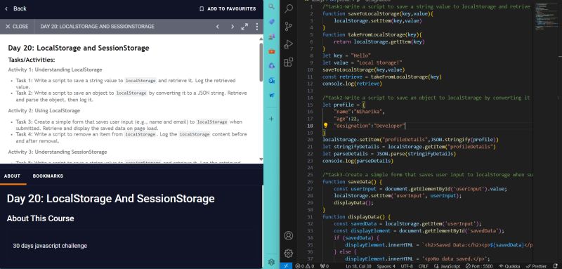 Niharika Kasthuri on LinkedIn: #javascript #coding ... Niharika Kasthuri on LinkedIn: #javascript #coding ...