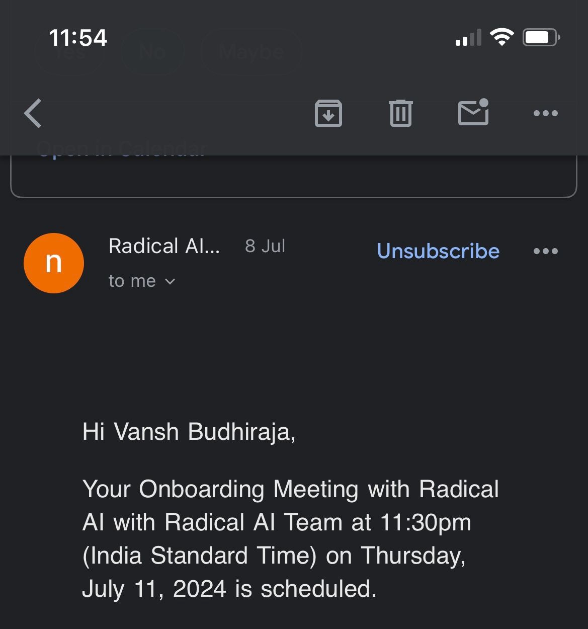 Vansh Budhiraja on LinkedIn: #onboarding #radicalai #innovation # ... Vansh Budhiraja on LinkedIn: #onboarding #radicalai #innovation # ...