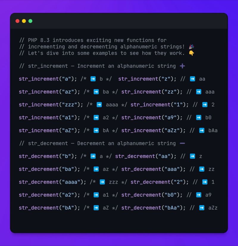 yohan Dhanushka on LinkedIn: #php #php83 yohan Dhanushka on LinkedIn: #php #php83