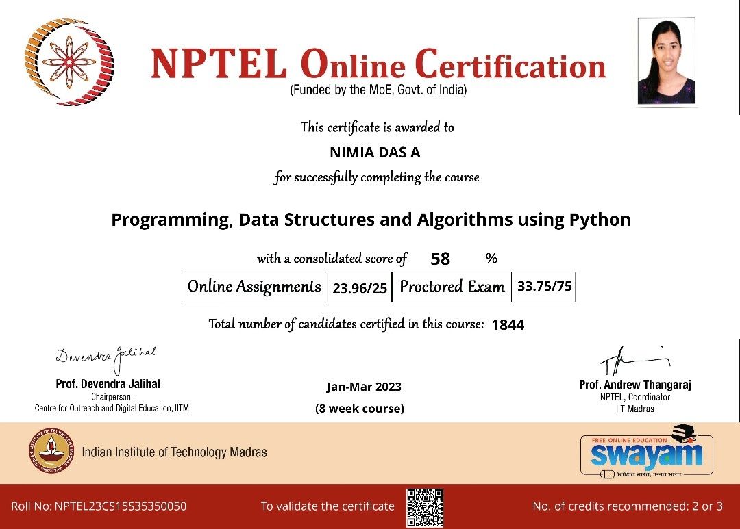 Nimia Das A on LinkedIn: #python #datastructures #algorithms # ... Nimia Das A on LinkedIn: #python #datastructures #algorithms # ...