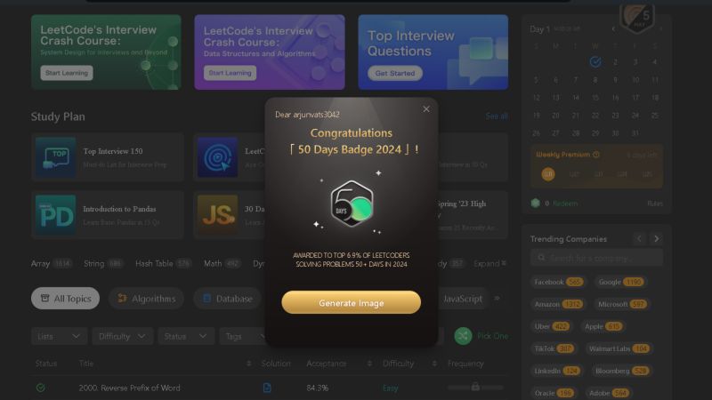 Arjun Vats on LinkedIn: #leetcode #codingjourney #50daysbadge # ... Arjun Vats on LinkedIn: #leetcode #codingjourney #50daysbadge # ...