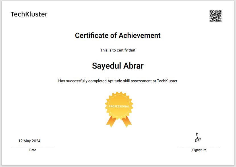 sayedul abrar on LinkedIn: It was really hard. I had to answer 20 ... sayedul abrar on LinkedIn: It was really hard. I had to answer 20 ...