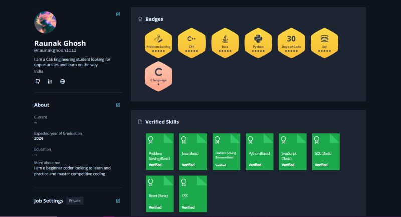 RAUNAK GHOSH on LinkedIn: #hackerrank #codingjourney # ... RAUNAK GHOSH on LinkedIn: #hackerrank #codingjourney # ...