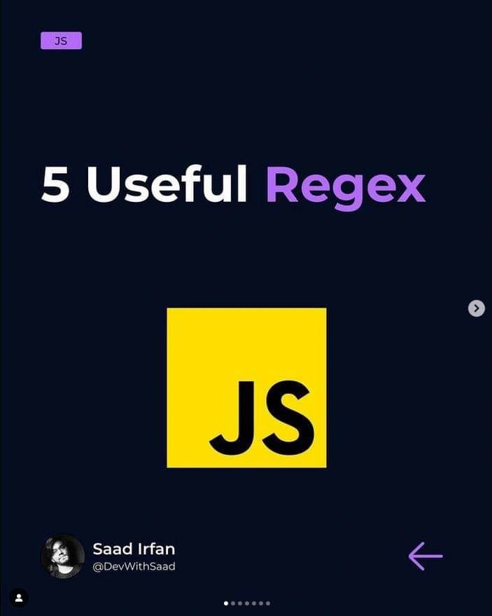 Hasnain Khan on LinkedIn: #regex #coding #program #javascript Hasnain Khan on LinkedIn: #regex #coding #program #javascript
