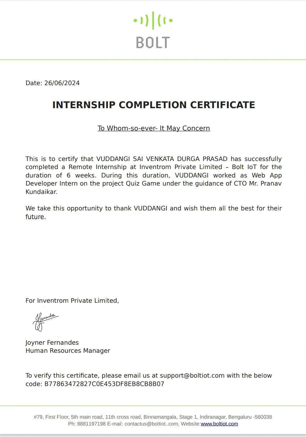 VUDDANGi Sai Venkata Durga Prasad on LinkedIn: Happy to announce that i ... VUDDANGi Sai Venkata Durga Prasad on LinkedIn: Happy to announce that i ...