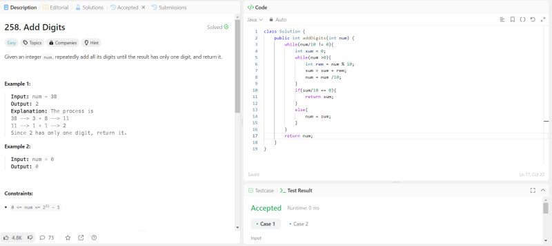 KALAI ARASAN on LinkedIn: #leetcode #coding #java #problemsolving # ... KALAI ARASAN on LinkedIn: #leetcode #coding #java #problemsolving # ...